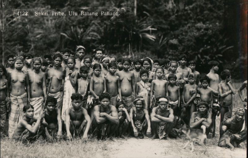 Sakai Tribe, Ulu Batang Pahang Malaysia or Indonesia Postcard