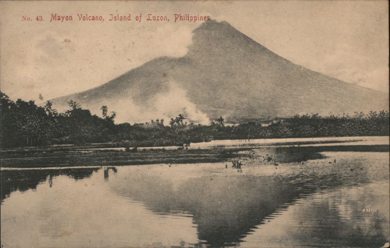 Mayon Volcano, Island of Luzon Philippines Southeast Asia Postcard