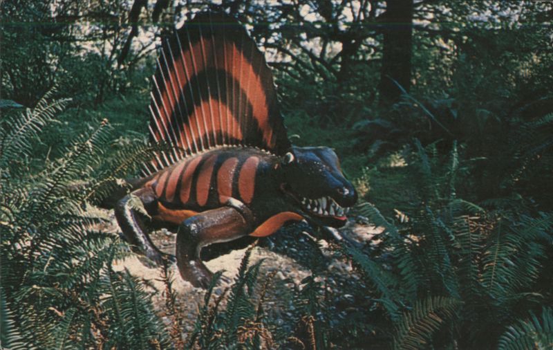 Set of 11 Dinosaur Replicas at Prehistoric Gardens, Oregon Coast Port ...