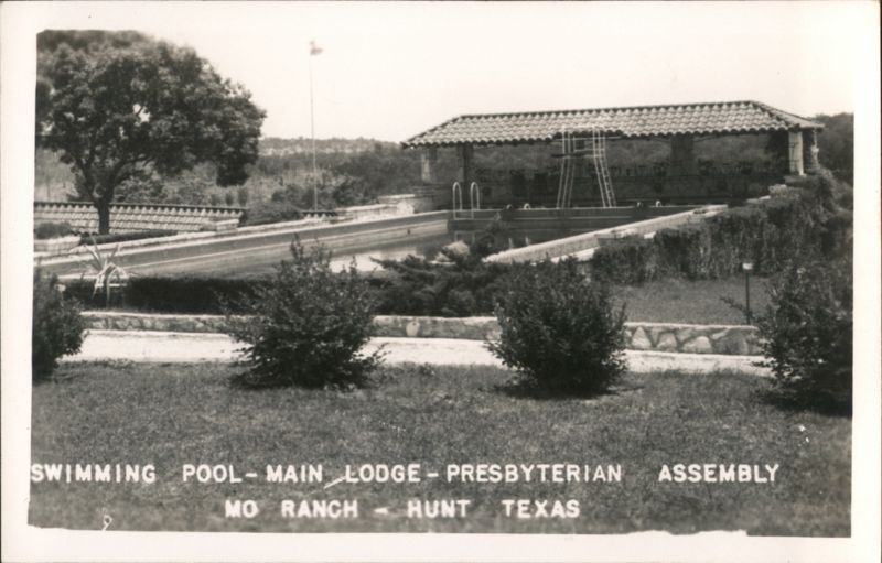 Swimming Pool, Main Lodge, Presbyterian Assembly, Mo Ranch Hunt, TX ...