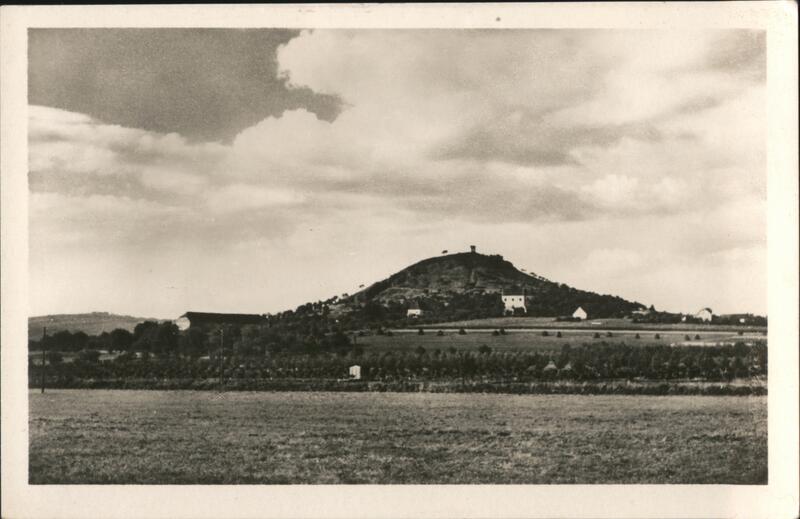 Jičín, Zebín Hill with observation tower Czechoslovakia Postcard