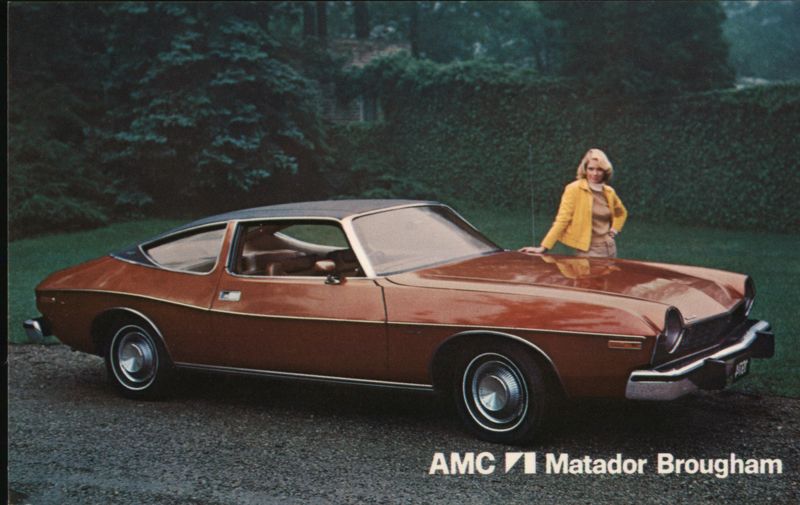 AMC Matador Brougham Car Advertisement Cars Postcard