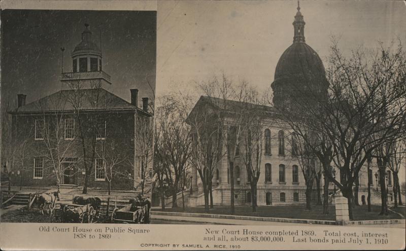 Macoupin Co Courthouse Carlinville, IL Postcard