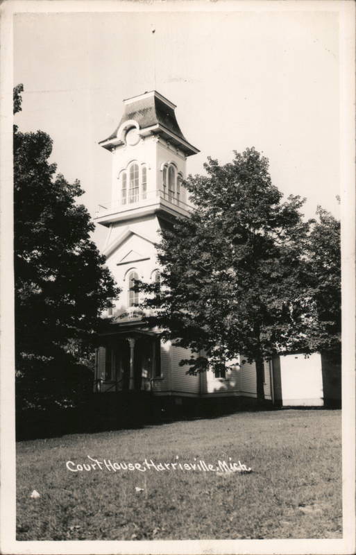 Alcona Co Harrisville, MI Postcard
