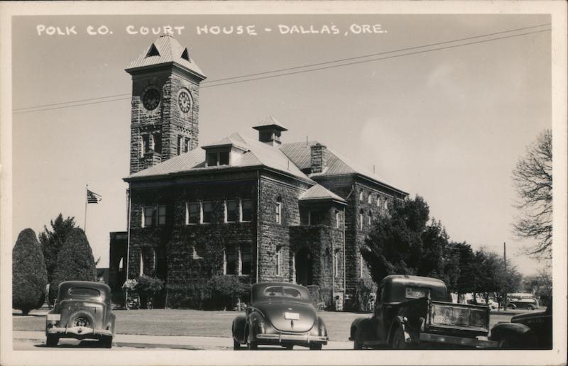 Polk Co Dallas, OR Postcard