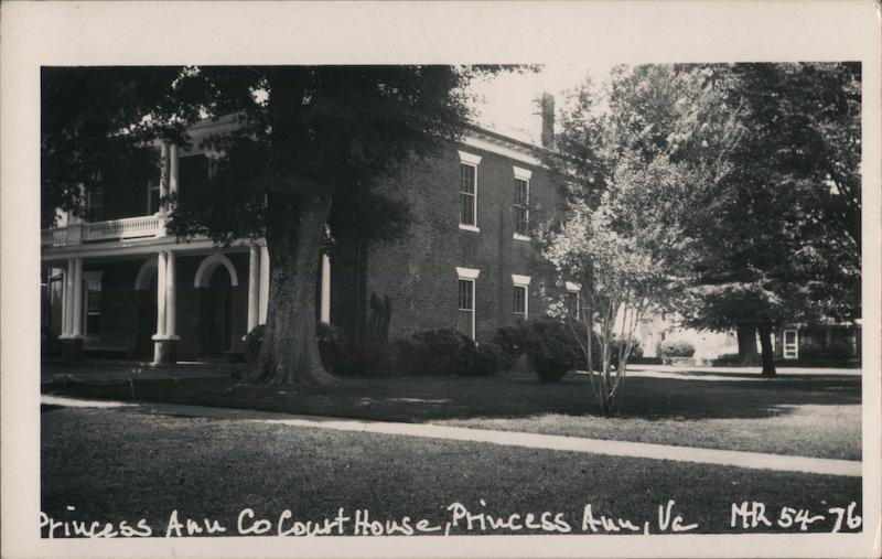 Princess Ann County Courthouse Princess Anne, VA Postcard