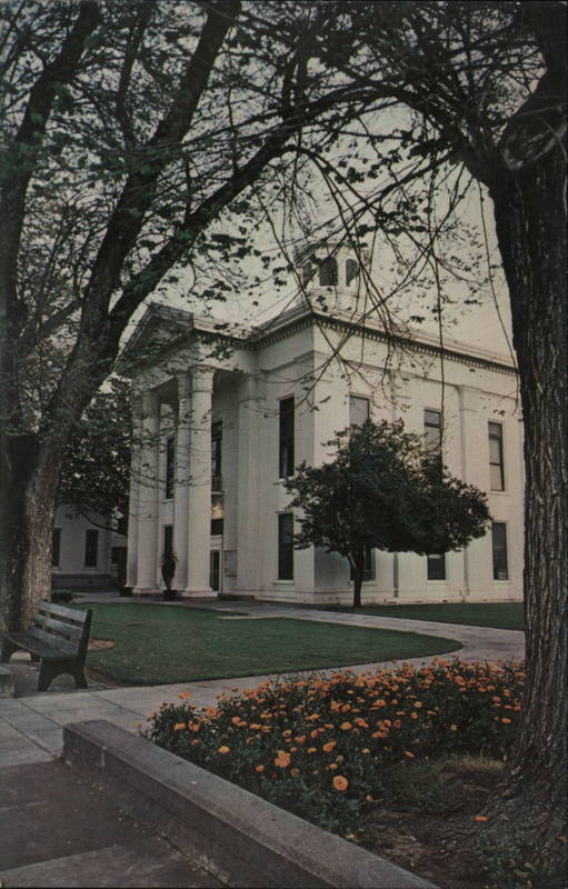 Colusa County Courthouse California Postcard