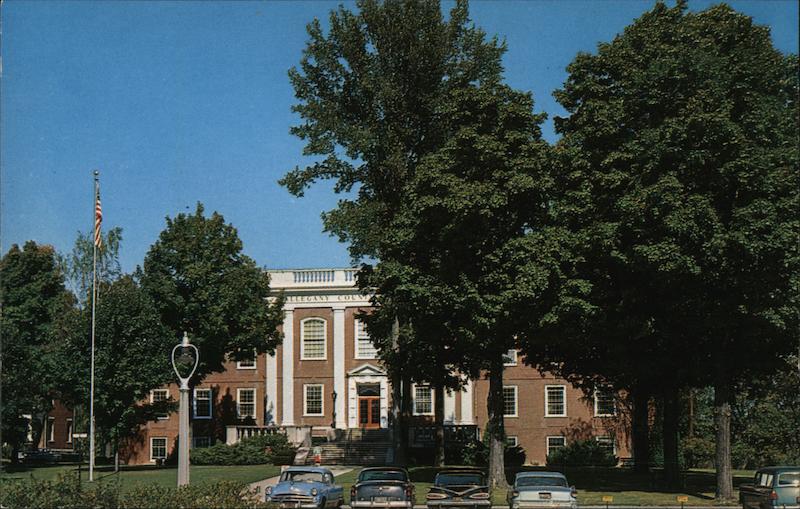 Allegany County Courthouse Belmont, NY Postcard