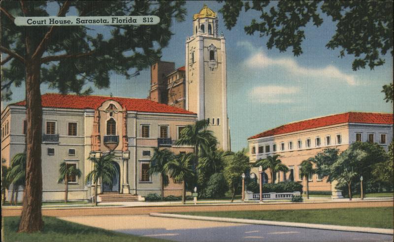 Courthouse Sarasota, FL Postcard