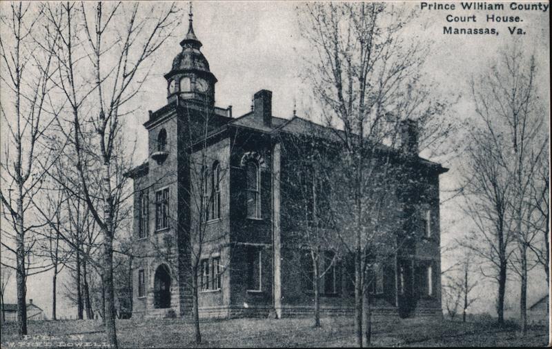 Prince William County Courthouse Manassas, VA Postcard
