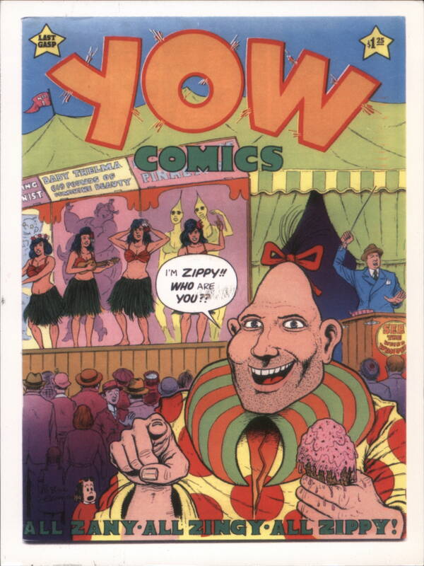 Yow Comics #1, Zany, Zingy, Zippy the Pinhead Cartoons Postcard