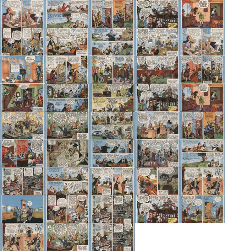 Lot of 43 Jimmy Hatlo Comic Arcade Cards Cartoons