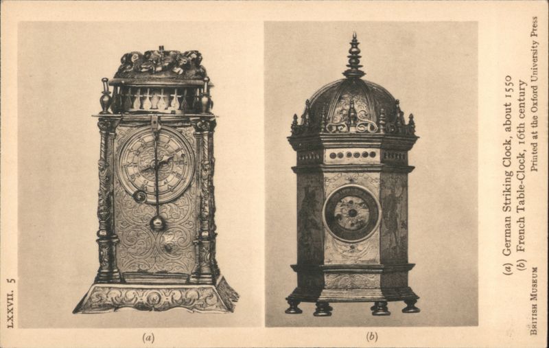 Set of 16: British Museum Clocks 16th-18th Century Clocks & Watches ...