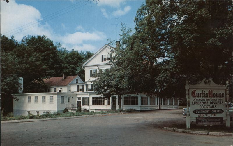 Curtis House Inn - Woodbury, CT Connecticut Postcard