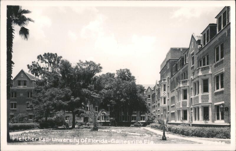 Fletcher Hall, University of Florida, Gainesville Postcard