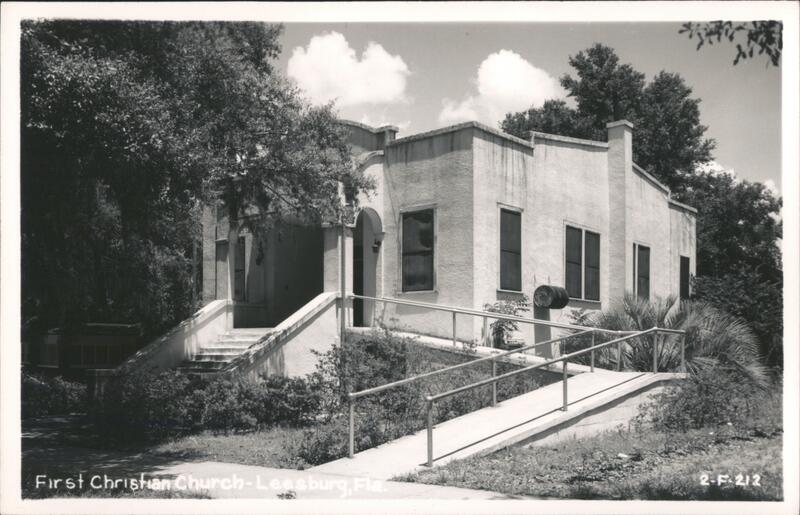 First Christian Church, Leesburg, Florida Postcard