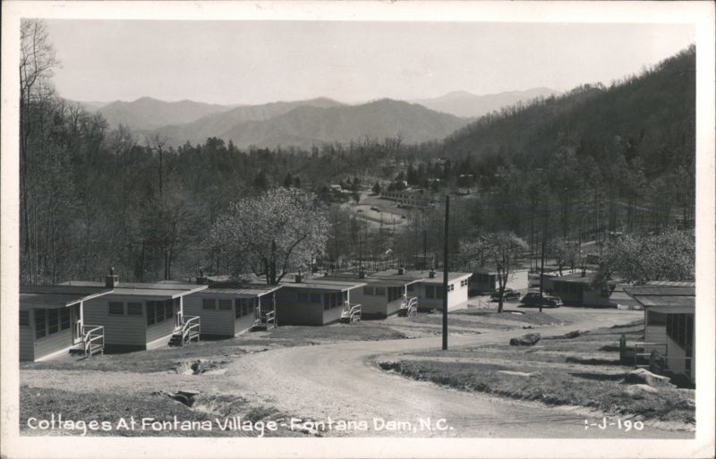 Cottages At Fontana Village Fontana Dam, NC Postcard