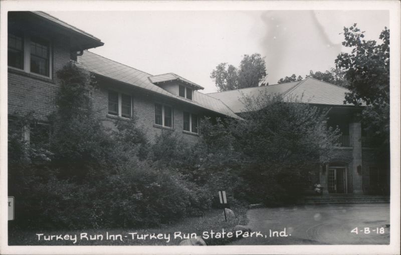 Turkey Run Inn, Turkey Run State Park Marshall, IN Postcard