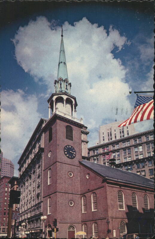 Old South Meeting House, Boston, MA Massachusetts Postcard