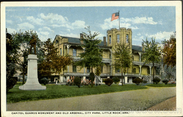 Capitol Guards Monument And Old Arsenal, City Park Little Rock, AR