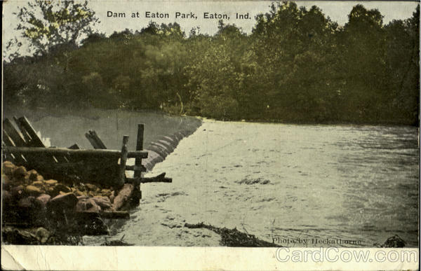 Dam At Eaton Park Indiana