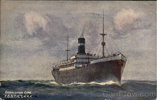 Donaldson Line T.S.S. Saturnia Boats, Ships