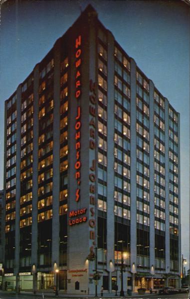 Howard Johnson's Downtown Motor Lodge, Washington Boulevard At Michigan ...