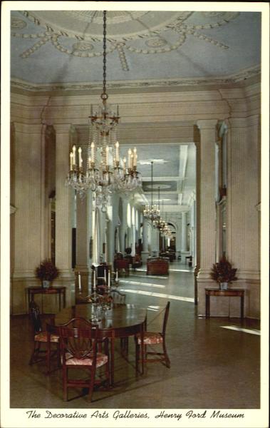 The Decorative Arts Galleries, Henry Ford Museum Dearborn, MI