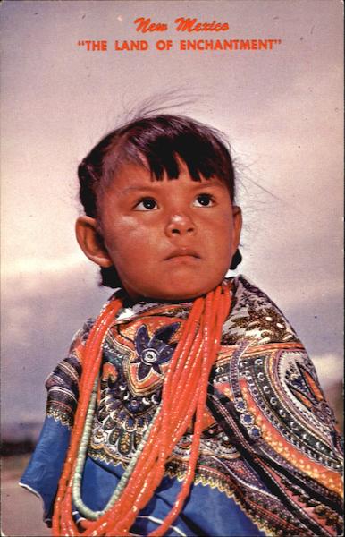 Indian Child Of The Santa Clara Pueblo New Mexico Native Americana