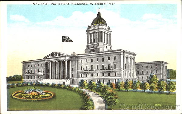 Provincial Parliament Buildings Winnipeg, MB Canada Manitoba