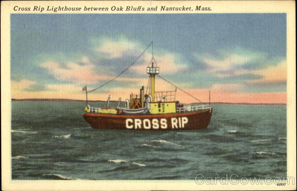 Cross Rip Lighthouse Oak Bluffs Nantucket, MA