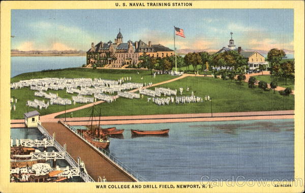 U. S. Naval Training Station War College And Drill Field Newport, RI