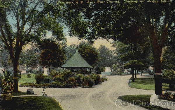 Siaan Point Cemetery, Driveway and Resting Pavilion Providence, RI