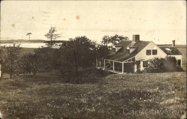 House & View of Bay Chebeague Island, ME
