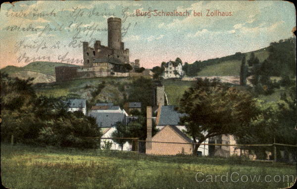 Burg Schwalbach bei Zollhaus. (Castle) Burgschwalbach, Germany