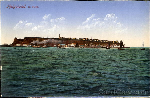 View of Heligoland Island Helgoland, Germany