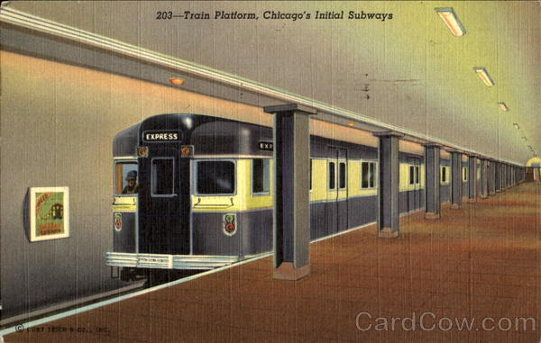 Train Platform Chicago, IL