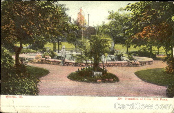 Fountain At Glen Oak Park Peoria, IL