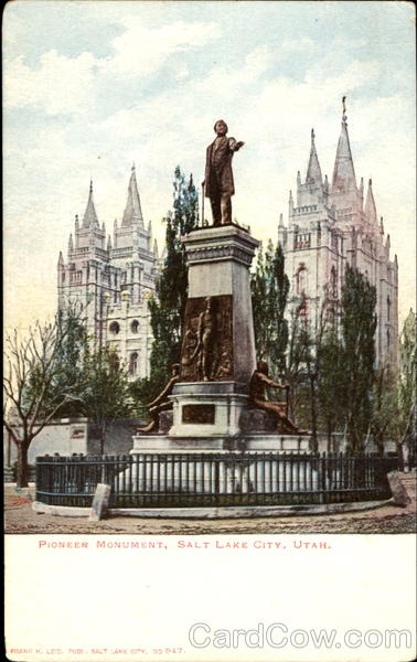 Pioneer Monument Salt Lake City, UT