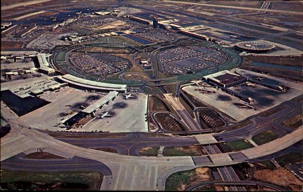 Aerial View Showing The New Major Terminal Buildings New York, NY