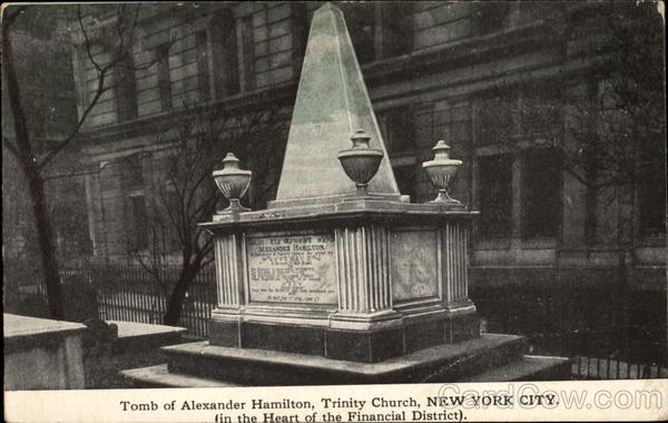Tomb Of Alexander Hamilton Trinity Church New York, NY