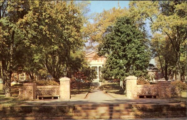 Entrance To Anderson College South Carolina