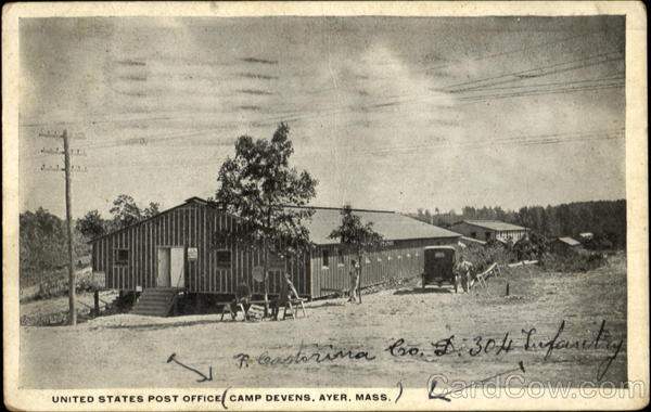 United States Post Office, Camp Devens Fort Devens, MA