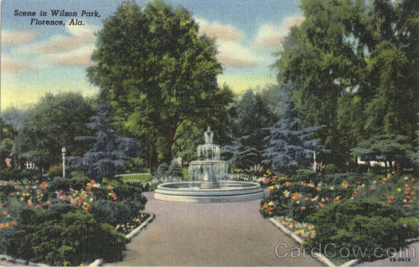Scene in Wilson Park Florence, AL
