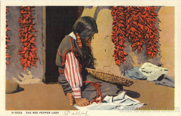 The Red Pepper Lady Native Americana