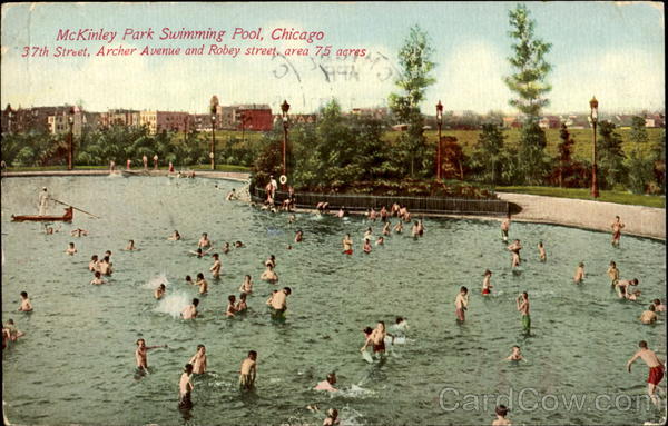 McKinley Park Swimming Pool, 37th Street Archer Avenue And Robey Street ...