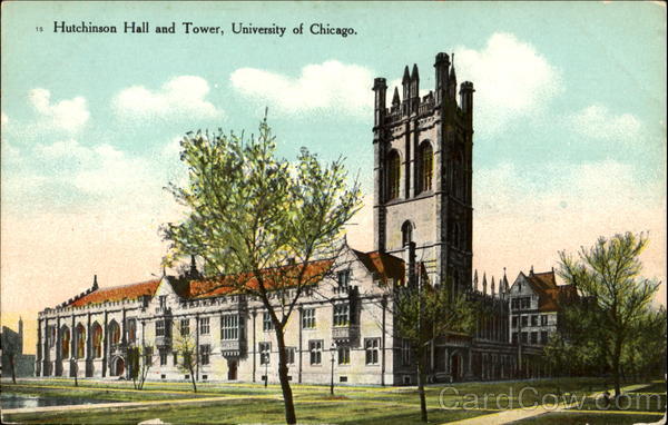 Hutchinson Hall And Tower, University of Chicago Illinois