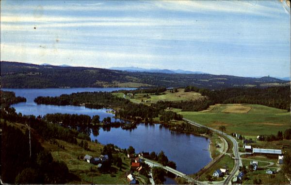 Aerial View Of Joe's Pond West Danville, VT