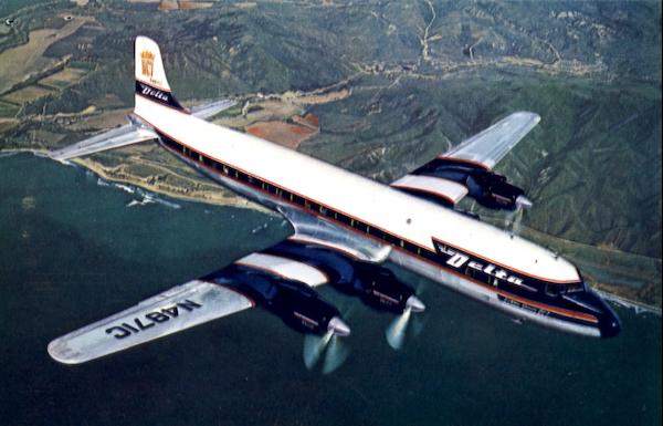 Delta Air Lines Golden Crown DC-7's Aircraft