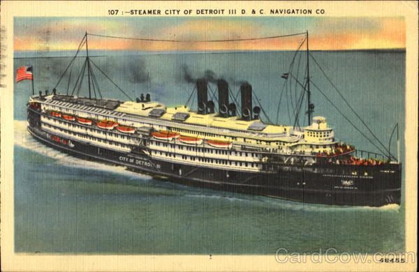 Steamer City Of Detroit Boats, Ships